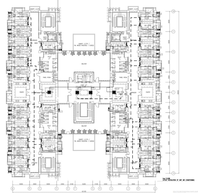 Creating high quality 2d floor plan, autocad 2d design by Yukanja | Fiverr