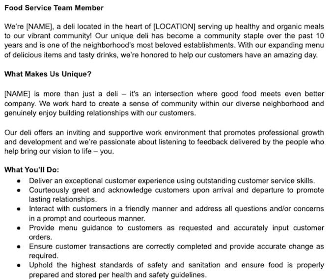 Write stellar job descriptions for any position by Christinanoel28 | Fiverr