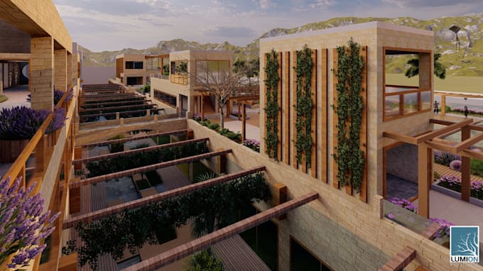 Landscape design work at height by Ahmetasm | Fiverr
