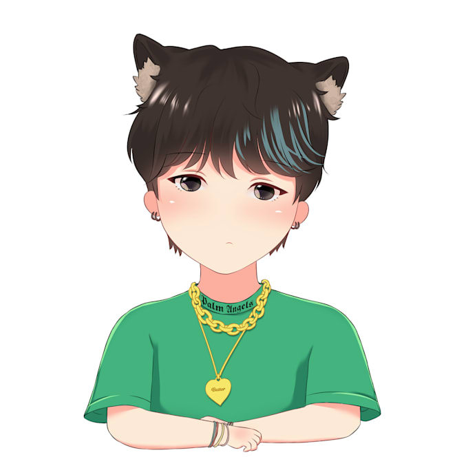 Anime chibi illustrator commission by Avenriv | Fiverr