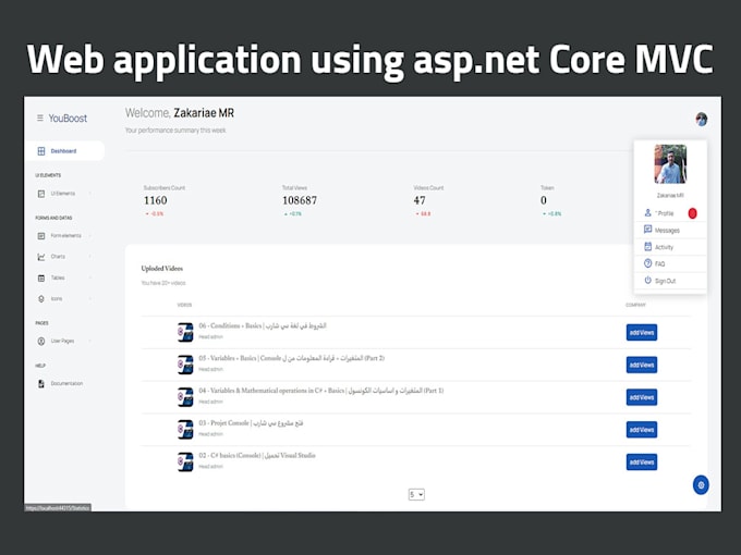 Develop An Asp Dot Net Web Application Mvc Or Webforms By Zakamrb Fiverr