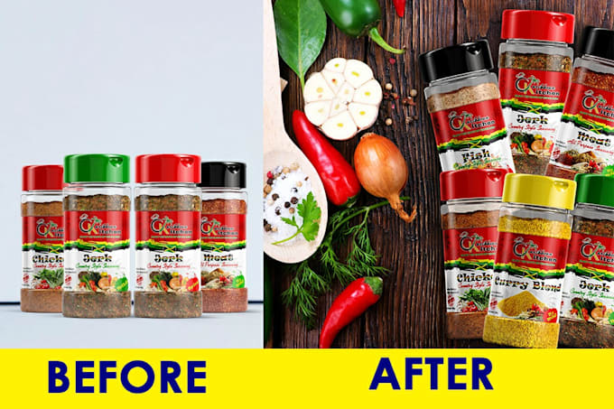 Retouch, edit and background change for your food and beverage products ...