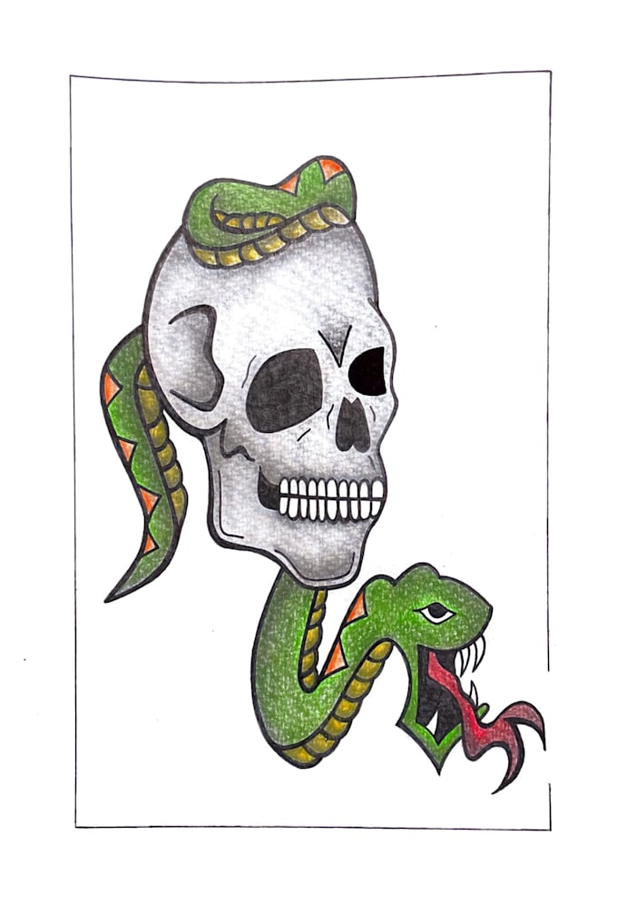 Send you a random flash tattoo design by Sincity315 | Fiverr