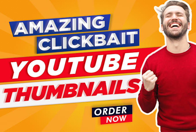 Design catchy, clickbait, viral youtube thumbnails by Aumdesign7 | Fiverr