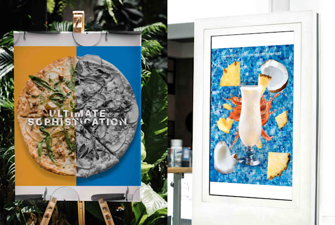 Design high quality posters for your store by Cjmarzan | Fiverr