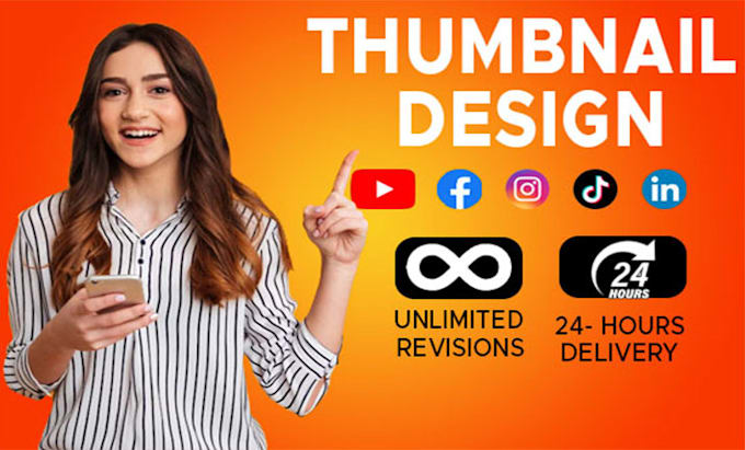 Design perfect modern minimalist thumbnails by Ombhattarai | Fiverr
