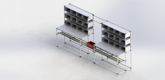 Create 3d model of lean manufacturing pipe by Cadoffice | Fiverr
