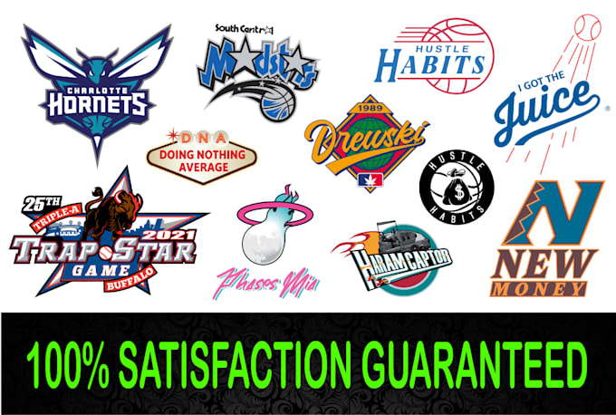 Custom nba, mlb ,parody logo brand, embroidery by Arzoonaaz | Fiverr