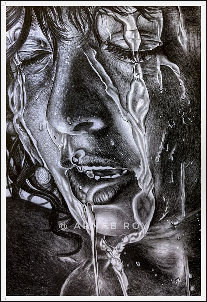 Design a beautiful hand drawn portrait by Arnab_creation | Fiverr