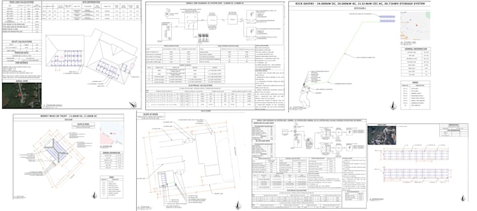 Design solar pv and storage permit plans using autocad by ...