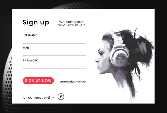 Create responsive php, html web form, login, signup form by Saudshyboy | Fiverr
