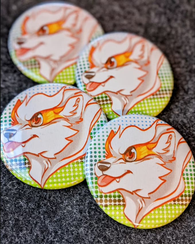 Create custom character buttons by Kristinawake | Fiverr