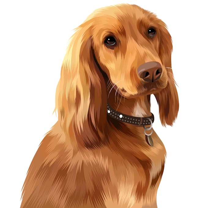 Draw pet vector cartoon for 24 hours by Luhurpradapa | Fiverr