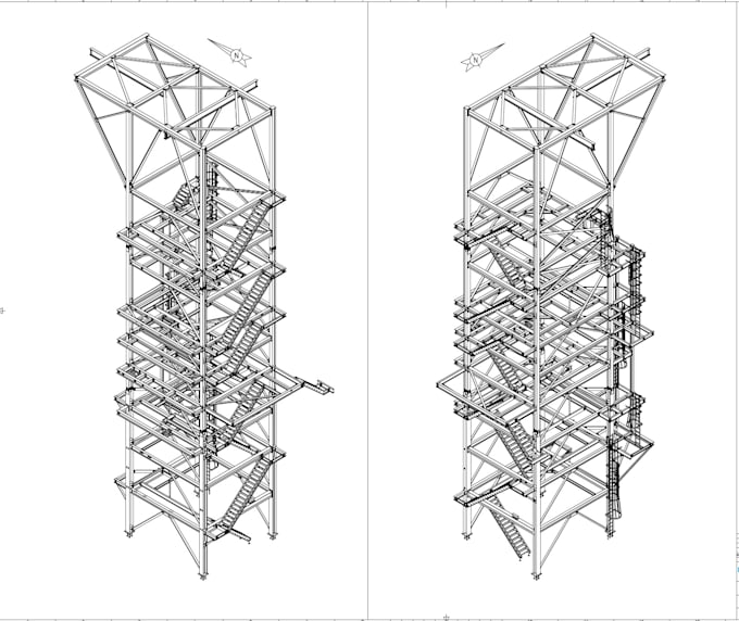 Do iso and structure drawings for your project by Duongtranphong | Fiverr