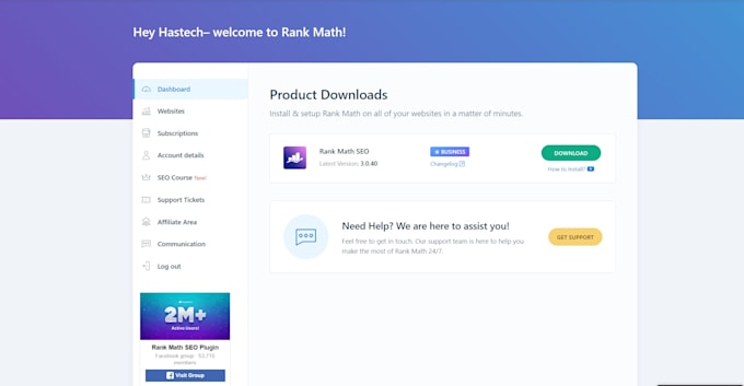Install and configure rank math business with license by Hastech77 | Fiverr