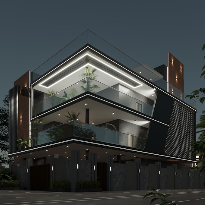 Create a realistic house design for you by Metr_des_studio | Fiverr