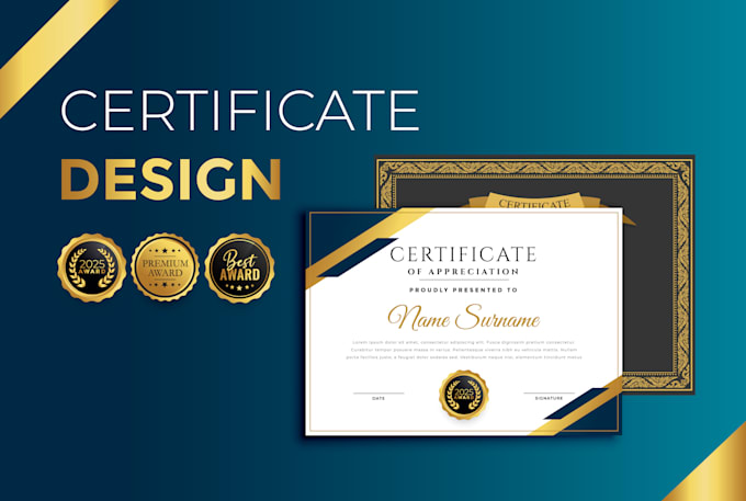 Create professional diploma, custom certificate designs by Graphixpoint ...