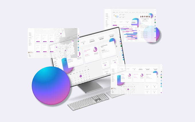 Do web and app ui design and prototype using figma by Devup_ | Fiverr