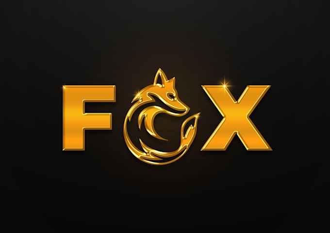 Design a outstanding 3d metallic gold logo for your company by ...