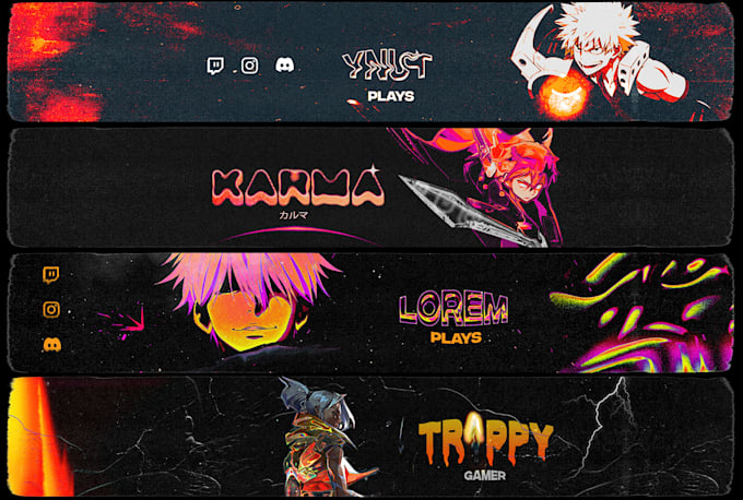 Design a dope banner for your channel by Lumiifx | Fiverr