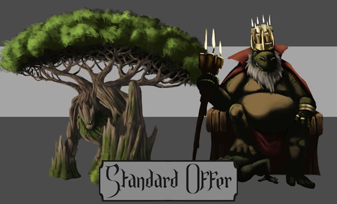 Draw your dnd or fantasy monster by Ill_daimon | Fiverr