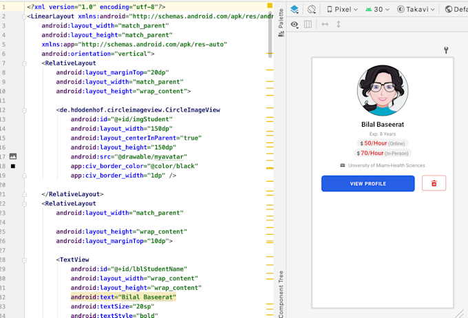 Convert xd, psd to xml android studio by Sodstech | Fiverr