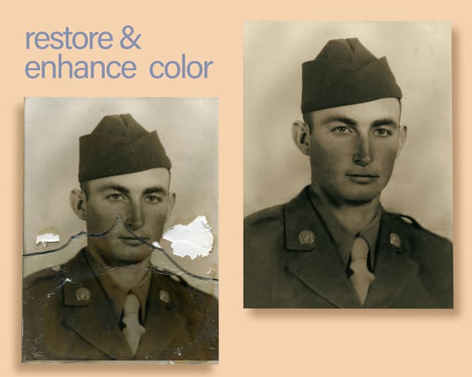 Restore old photos with premium coloring by Jonathan0022 | Fiverr