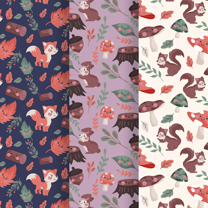 Design beautiful simple and unique patterns by Kiranpreet1795 | Fiverr
