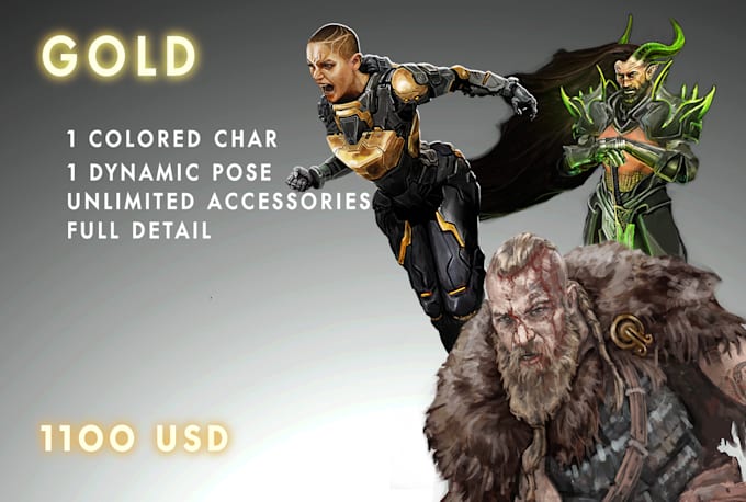 Create aaa character concept art by Shaupau23 | Fiverr