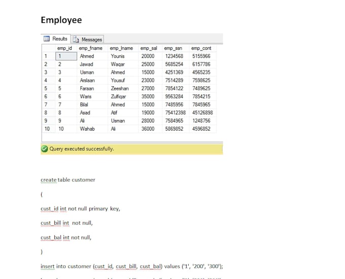 Do sql queries, erd, oracle,uml,database design by Solutioncorner | Fiverr