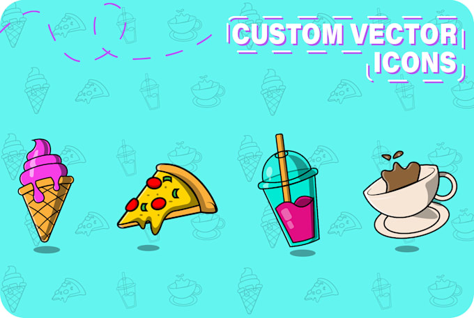 Design custom vector icons by Designify_j | Fiverr
