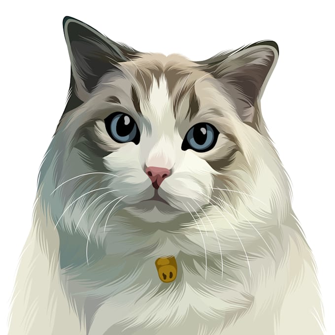 Draw your pet into vector art by Chizzaloca7 | Fiverr