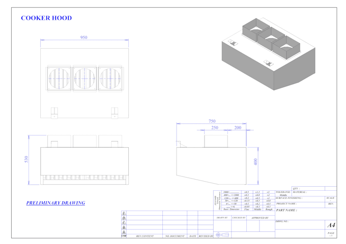 2d and 3d drawing fabrication your sketch by Praptono | Fiverr