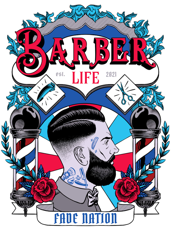 Create illustrated designs for apparel and merch by Eric_pulppen | Fiverr