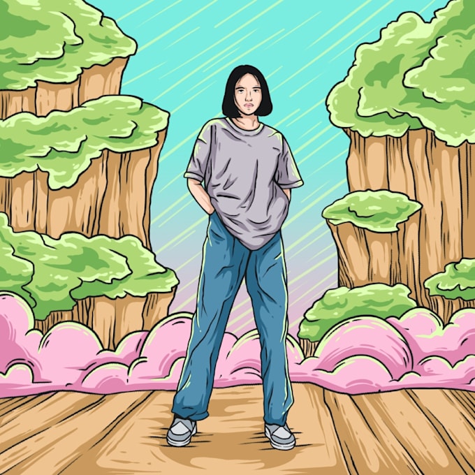 Create awesome cartoon from your photo by Trisnanda1 | Fiverr
