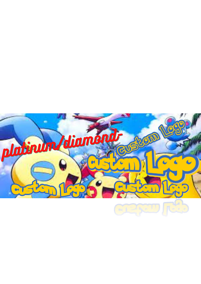 Make a custom pokemon logo by Brokeboyayye | Fiverr