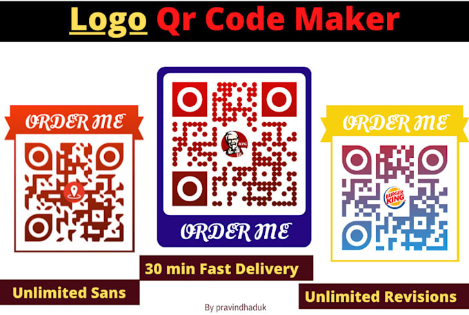 Qr code generator and qr code designer by Pravindhaduk | Fiverr