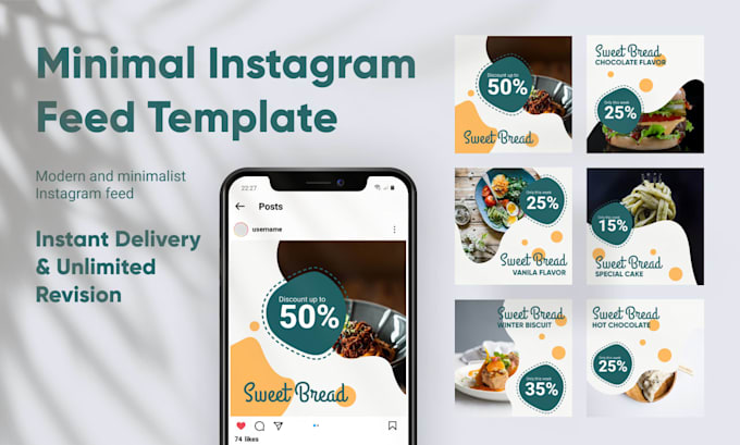 Design a professional and awesome instagram puzzle feed by Mmriz16 | Fiverr