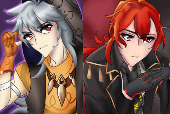 Draw ocs fanart and character designs by Teenikel | Fiverr