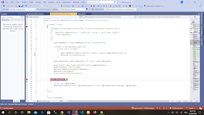Fixed Any Type Of Bugs In Asp Dotnet Core Or Mvc App By Altafbalti