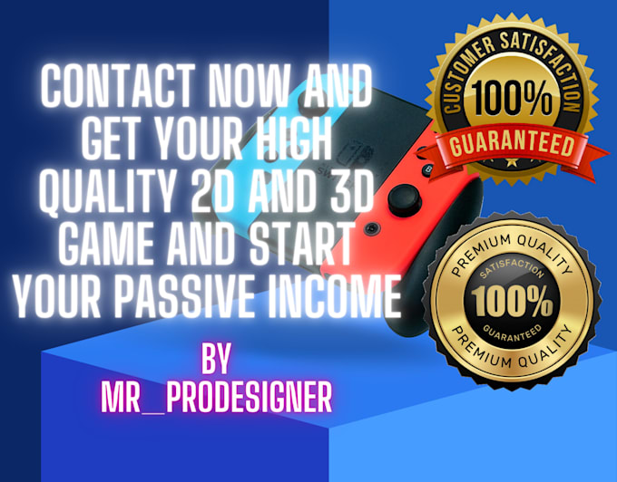 Develop top quality money making 2d 3d games for android ios by Mr ...