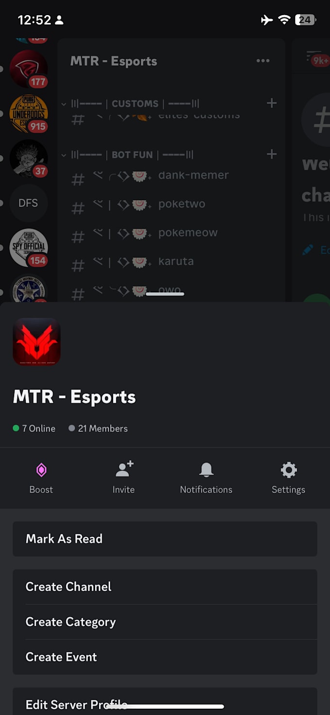 A professional discord server setup for an esports team by Ahsanmuh230 ...