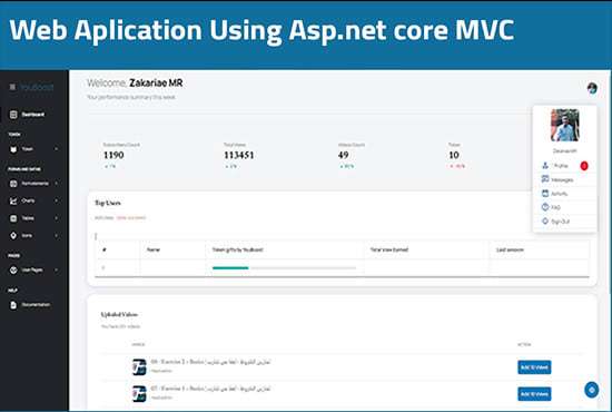 Build Asp Net Mvc Or Core Professional Web Application By Zakamrb Fiverr