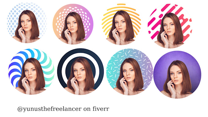 Make an awesome profile picture from any photo by Yunsthefreelan | Fiverr