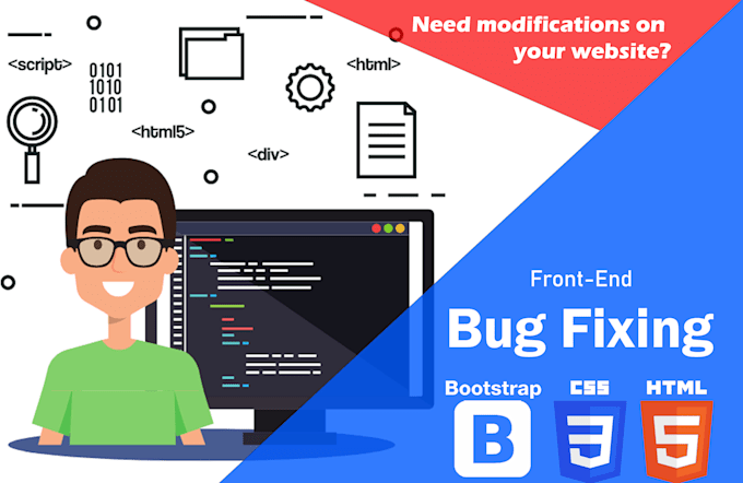 Fix Html Css Bootstrap Issues Or Add New Features By Hasan307raj Fiverr 