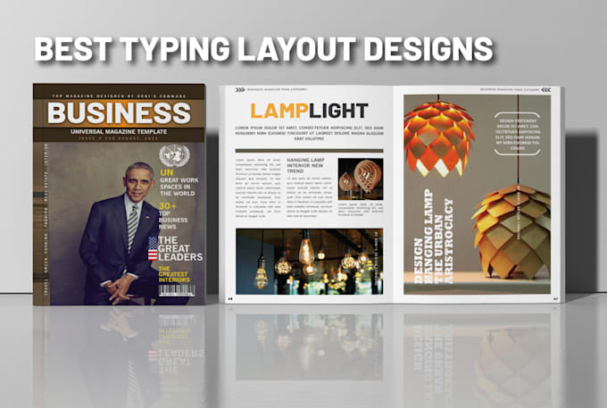 Design full magazine, book, cover page, catalogue, menu book and annual ...