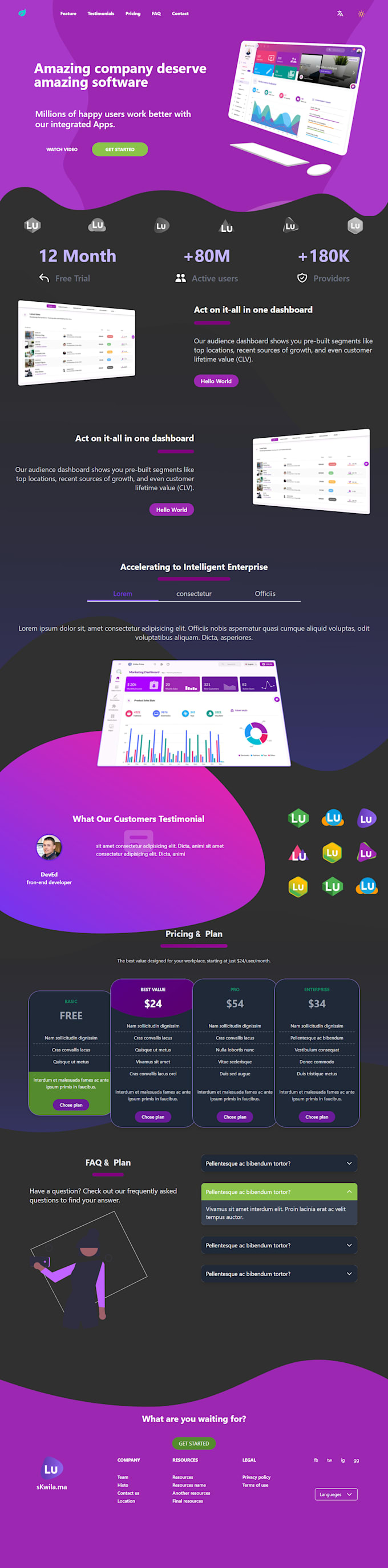 Develop vuejs based single page web application by Hassanaguezoum | Fiverr