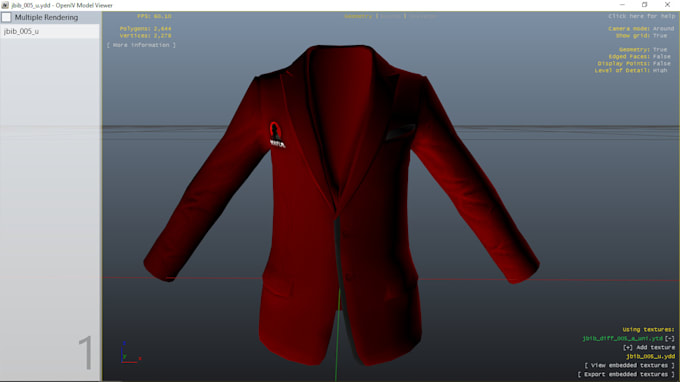 Make custom clothing for fivem altv by Useerrname | Fiverr