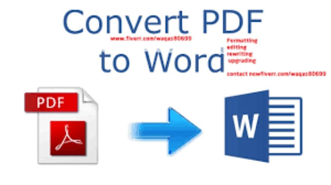 Do ms word typing and pdf to word by Zahidraza423 | Fiverr