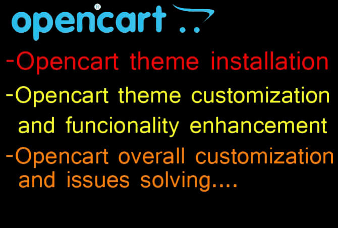 Fix opencart bugs, errors or issues by Ashishvekari386 | Fiverr